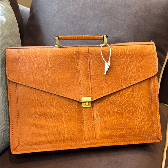 Monarch Leather | Bags | Nwt Vintage Monarch Leather Briefcase | Poshmark